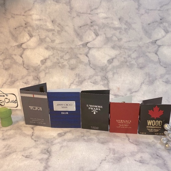 Versace | Other | Bundle 6 Designer Samples Tumi Jimmy Choo Prada ...